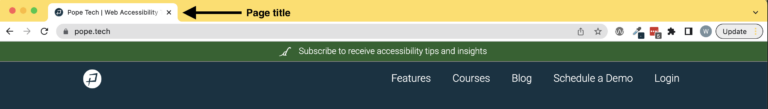 How to set up an accessible page structure and navigation - Pope Tech Blog