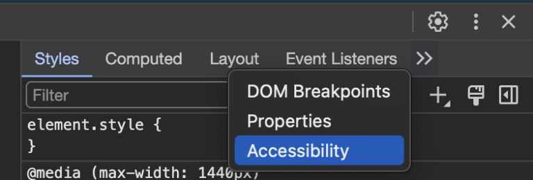 How to use Chrome's accessibility tree - Pope Tech Blog
