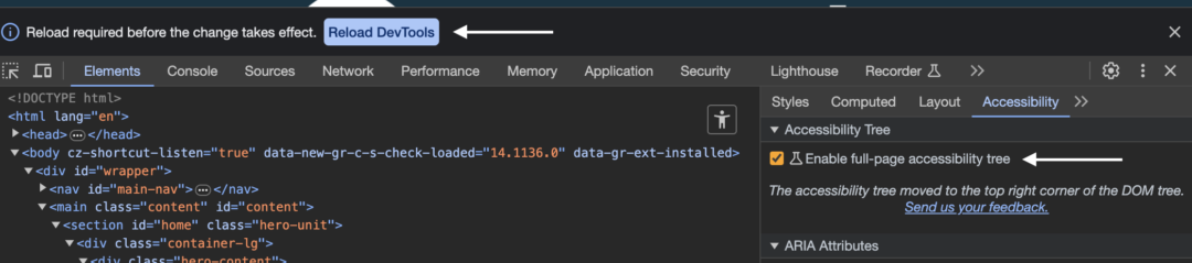How to use Chrome's accessibility tree - Pope Tech Blog