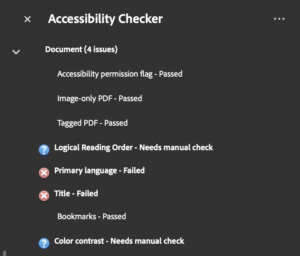 How to check and fix PDF accessibility issues - Pope Tech Blog