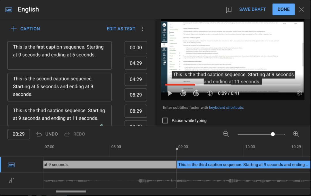 A complete guide for adding captions to YouTube videos - Pope Tech Blog