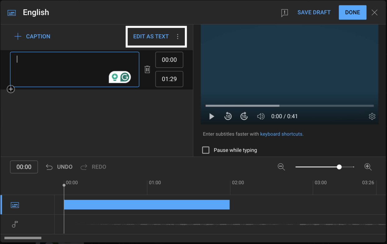A complete guide for adding captions to YouTube videos - Pope Tech Blog