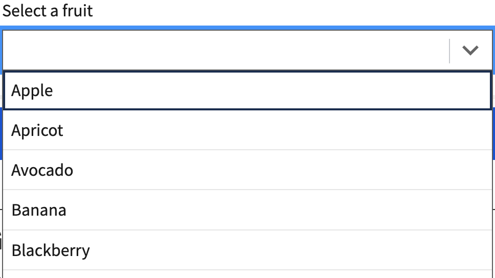 Create an accessible combobox using ARIA - Pope Tech Blog