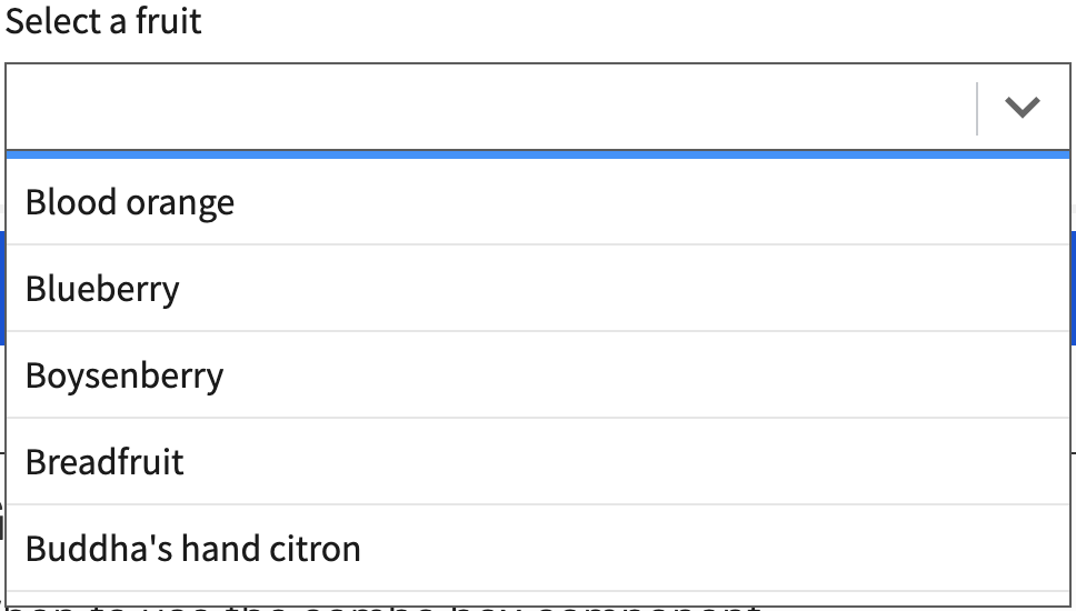 Create an accessible combobox using ARIA - Pope Tech Blog