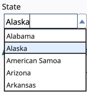 Create an accessible combobox using ARIA - Pope Tech Blog