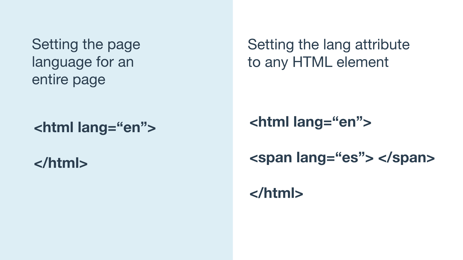 How to declare your page’s language - Pope Tech Blog