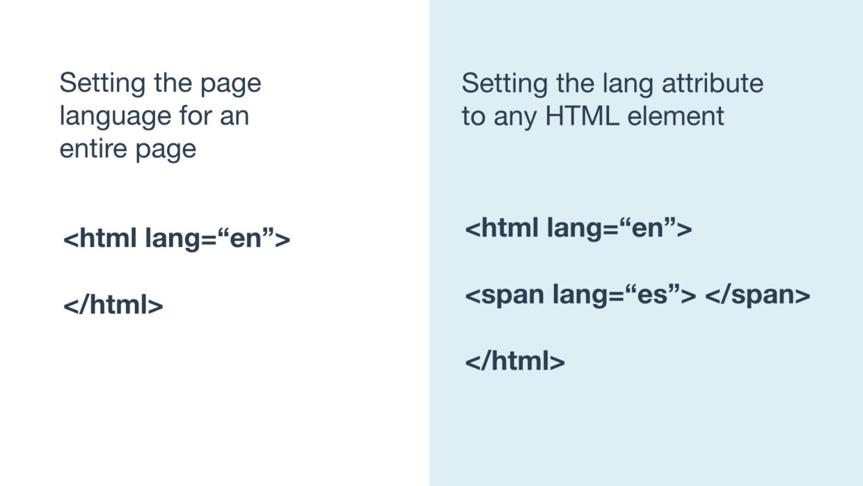 How to declare your page’s language - Pope Tech Resources