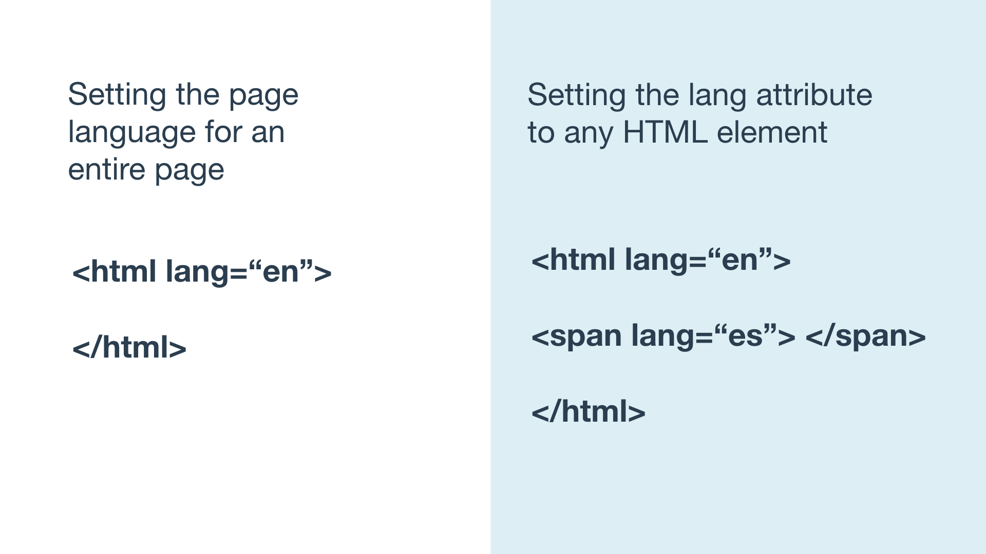How to declare your page’s language - Pope Tech Resources