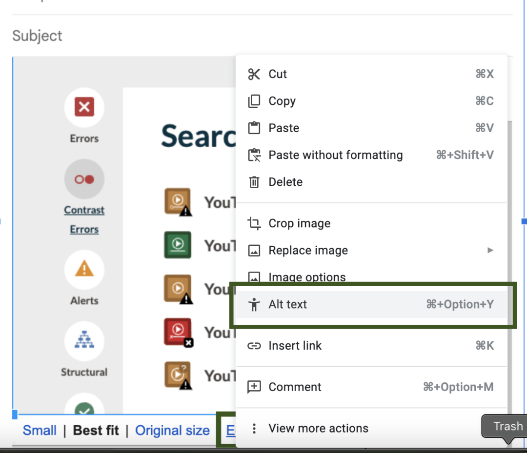 A guide to alt text across popular tools - Pope Tech Blog