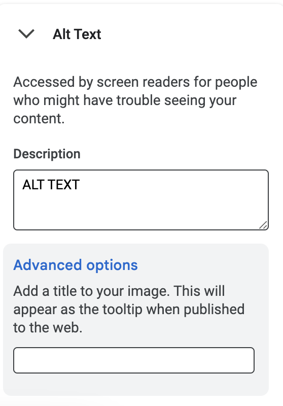 A guide to alt text across popular tools - Pope Tech Blog